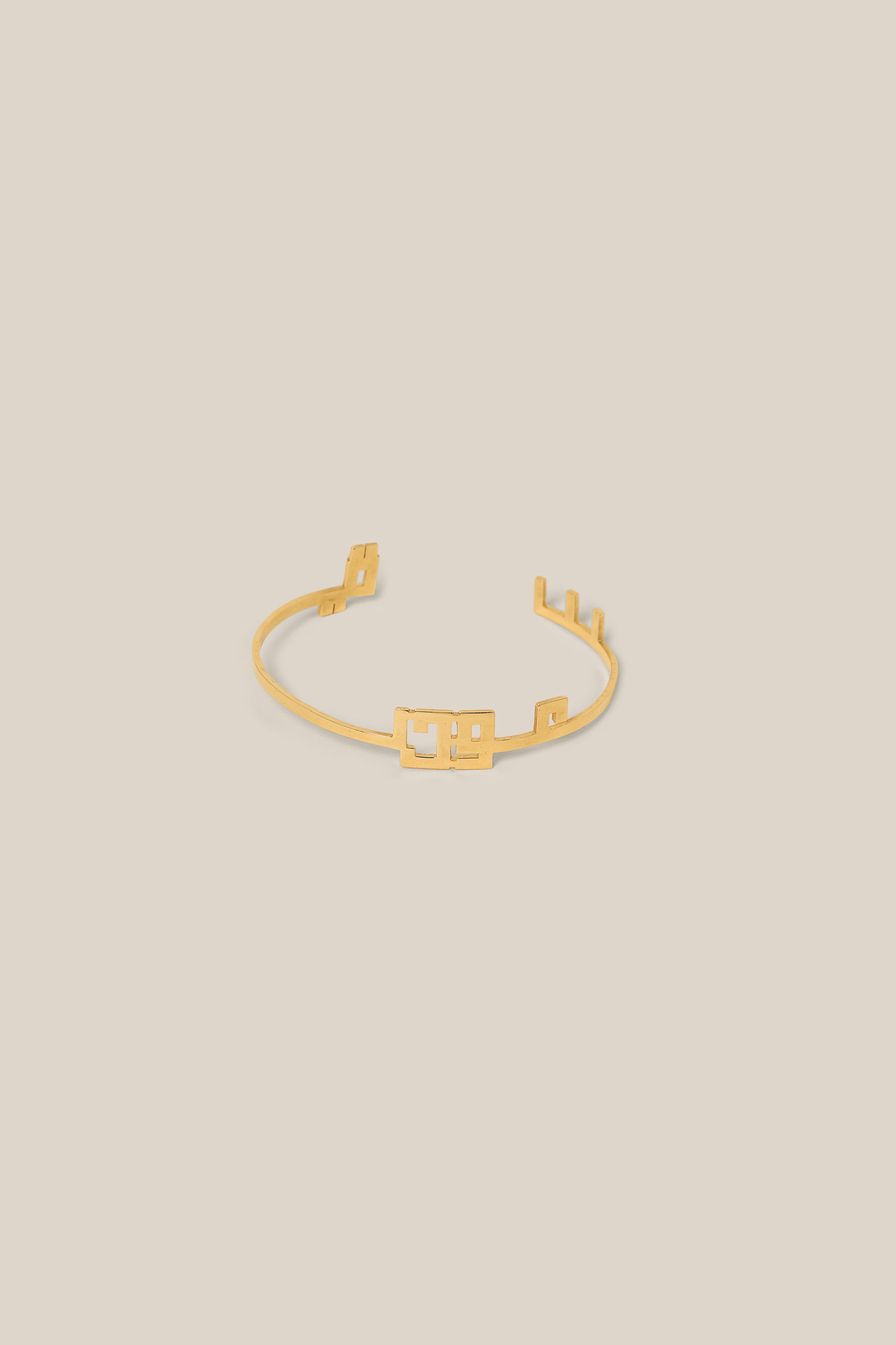 Saudi Bangle - Yellow Gold – HIBA HASBINI